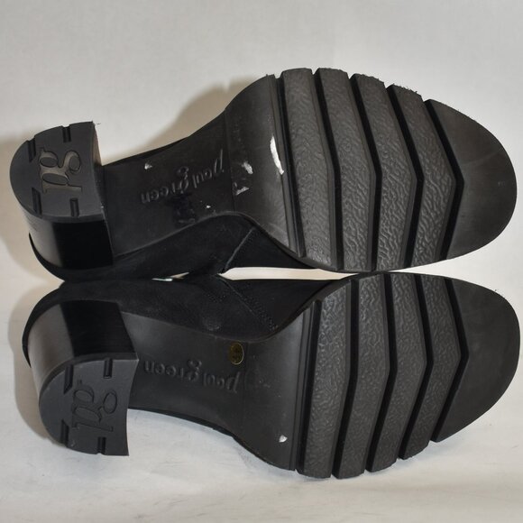Paul Green | Shoes | Nwt 55 Paul Green Selma Lug Sole Bootie Buckle Black Nubuck 45 Au 7 Us Td4 ...